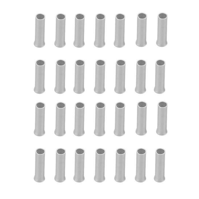 Dilwe jeu de viroles 2000pcs virole 18AWG 8mm fil de cuivre étamé ...