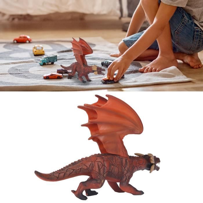 Fiery Dragon Model Toy Figurine de dinosaure volant d'apparence ...