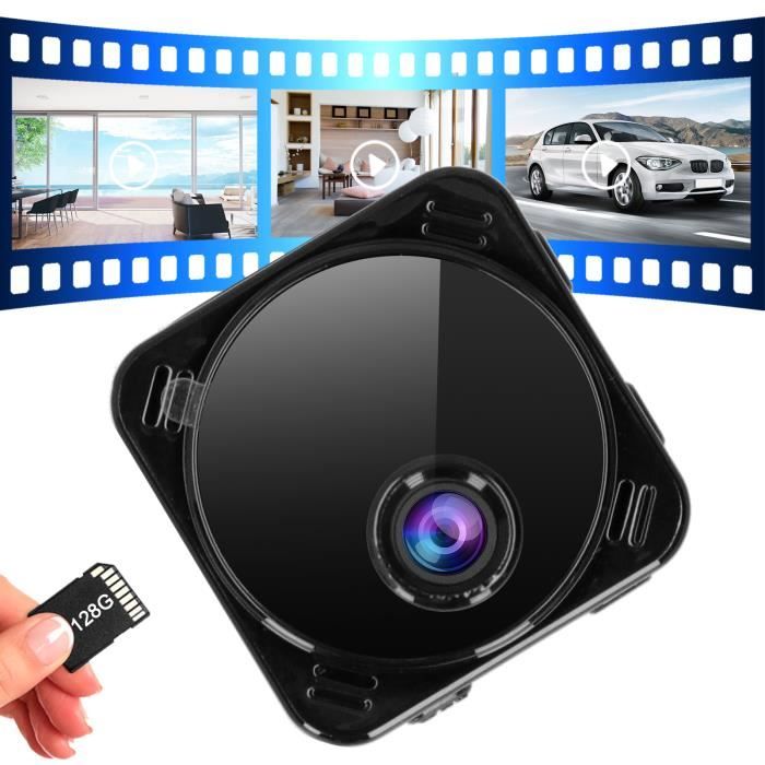 LIU-7542150434456-Caméra de sécurité Mini Caméra 4K Grand Angle 160 ...
