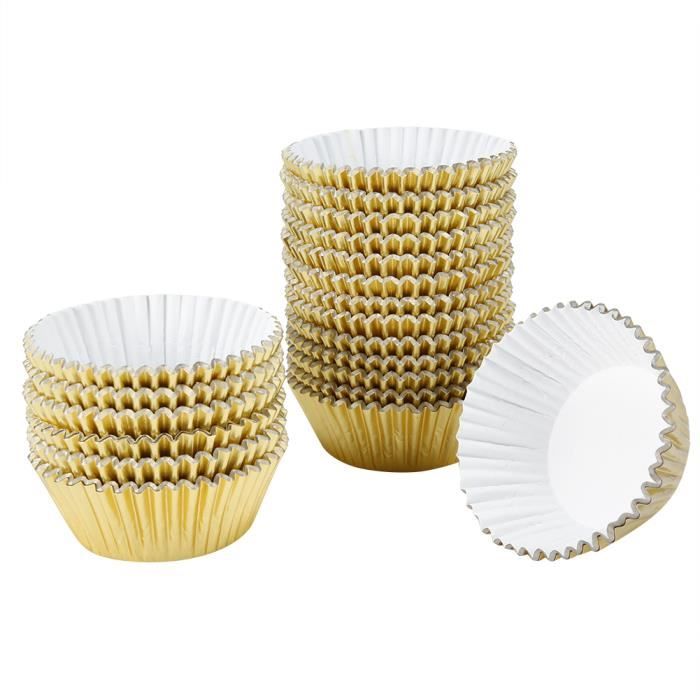 Garosa Baking Cup Moules 500 pièces papier d'aluminium papier gâteau ...