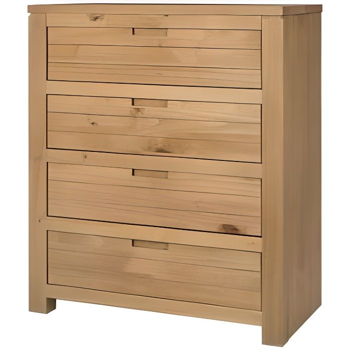 Commode 4 tiroirs Soho - Cdiscount Maison