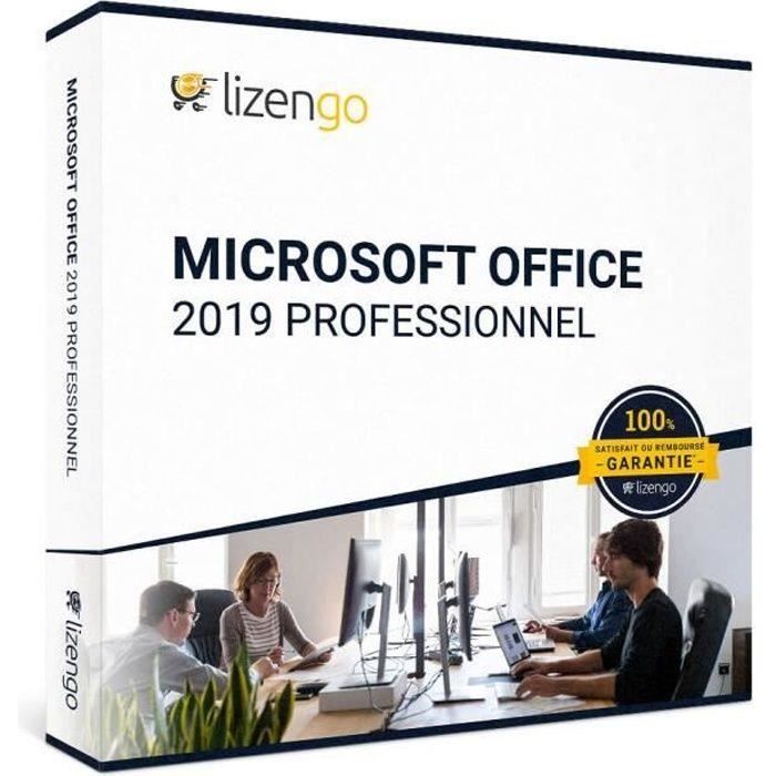 Microsoft Office 2019 Professionnel - Logiciel Bureautique a ...