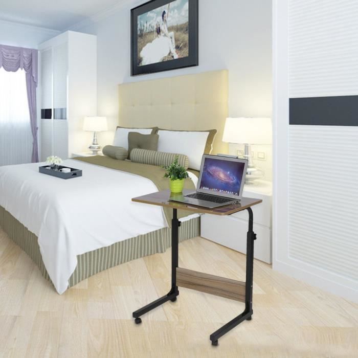 70-90CM Table D'ordinateur -MEUBLE INFORMATIQUE hauteur réglable ...