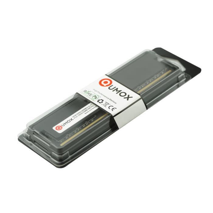 Mémoire RAM - QUMOX - 16Go DDR4 - 2400MHz - DIMM 288 PIN - CL17 1.2V - Cdiscount Informatique
