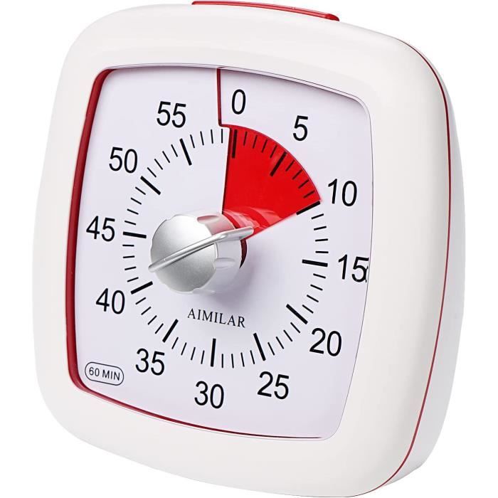 AIMILAR Visual Countdown Timer for Kids - 60 Minute Visual Analog ...