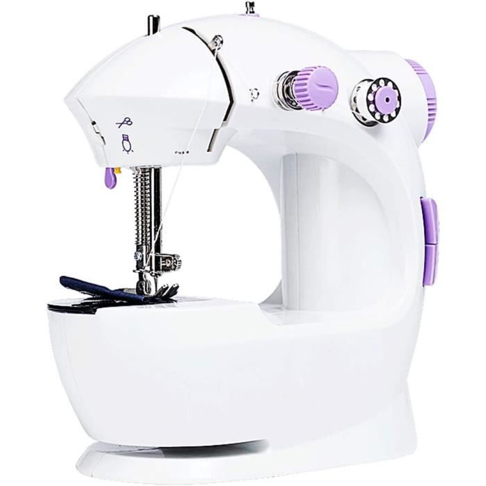 Mini Machine À Coudre Électrique Réglage 2 Vitesses,Veilleuse À Pédale ...