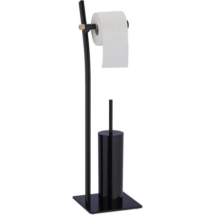 Serviteur Wc Non Fixe, Porte-Rouleau, Brosse Et Son Support, H X L X P ... Serviteur Wc Non Fixe, Porte-Rouleau, Brosse Et Son Support, H X L X P ...