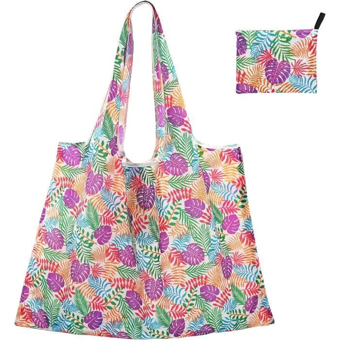 Sac Pliable Courses Poche Grande,Sac À Provisions Cabas Réutilisable ...