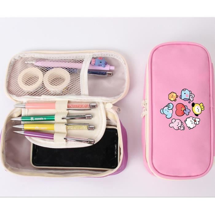 Violet 5 - Trousse À Crayons Bt21, Minini, Grande Capacité, Pour ...