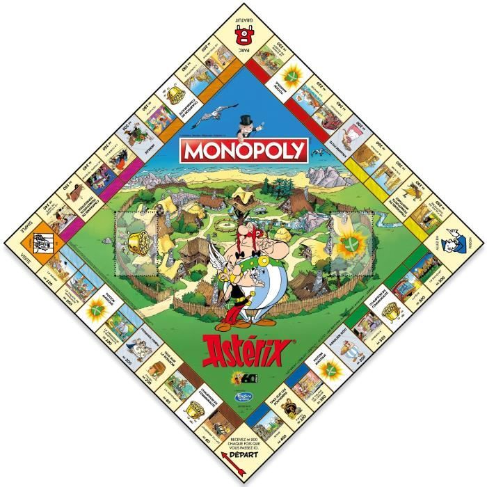 Jeu de plateau MONOPOLY ASTERIX - WINNING MOVES - 90 min - 8 ans et ...