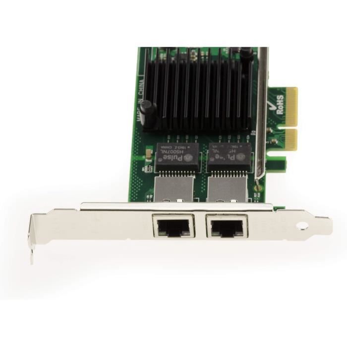 Carte Contrôleur Réseau 2 Ports Gigabit Ethernet Sur Port Pcie X4 Avec ...