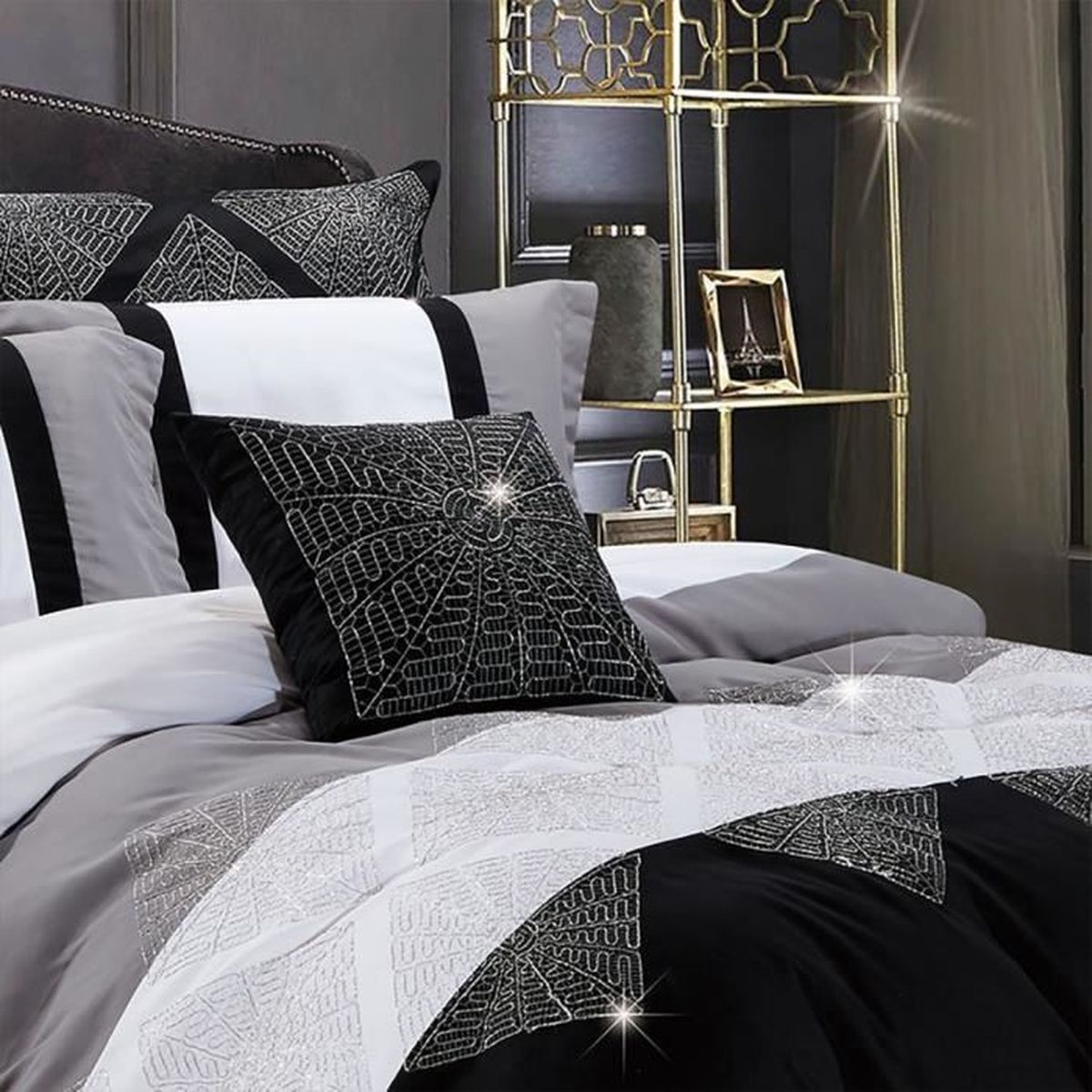 Housse de Couette luxueuse housse de couette, avec housse de couette ...