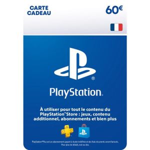 Carte PSN PS4 - Soldes Cdiscount Jeux vidéo
