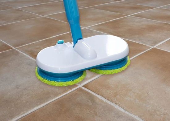 Duo Spinner Balai Motorisé Double Tête Rotative - Jusqu'à 90min d'Autonomie Sans Fil ...