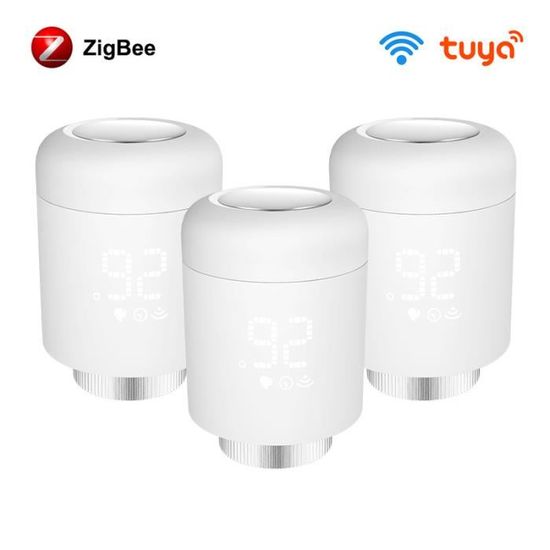 Thermostat Régulateur,AVATTO-Tuya Smart Religions Thermoandre,Zigbee Programmable TRV,Chauffage ...