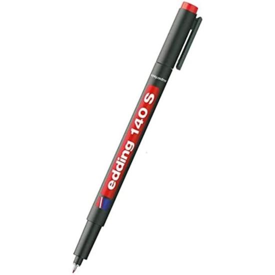 Feutre permanent - rouge 1 stylo Pointe ronde,3 mm Stylo pour écrire ...