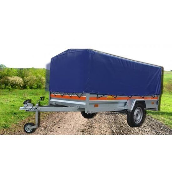 SUPER Grande REMORQUE 265x125x110cm + Bâche Haute - Cdiscount Auto