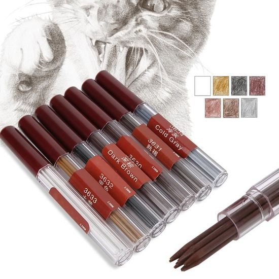 Mine de crayon - SONEW - 2,0 mm - Couleurs variées - Matériau de haute ...