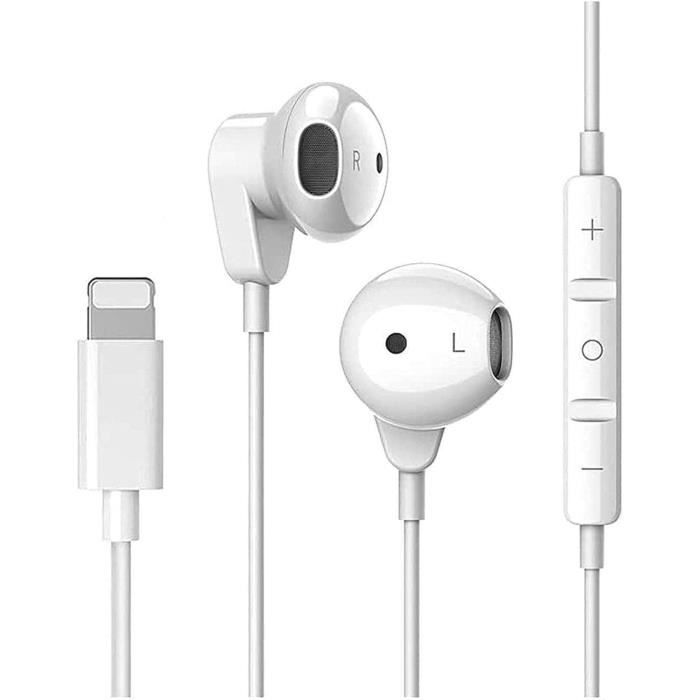 Écouteurs-Écouteur Intra Auriculaires Compatible Avec Iphone, Casque ...