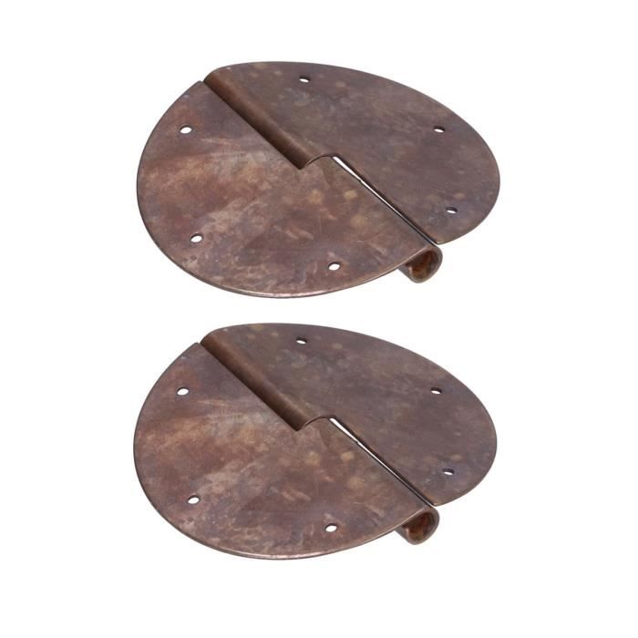 Charnière Ronde - AKOZON - Laiton - 6mm x 6mm - Installation Facile ...