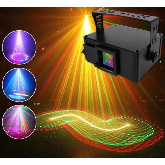 Animation en couleur Bar radium projecteur laser Halloween scène ...