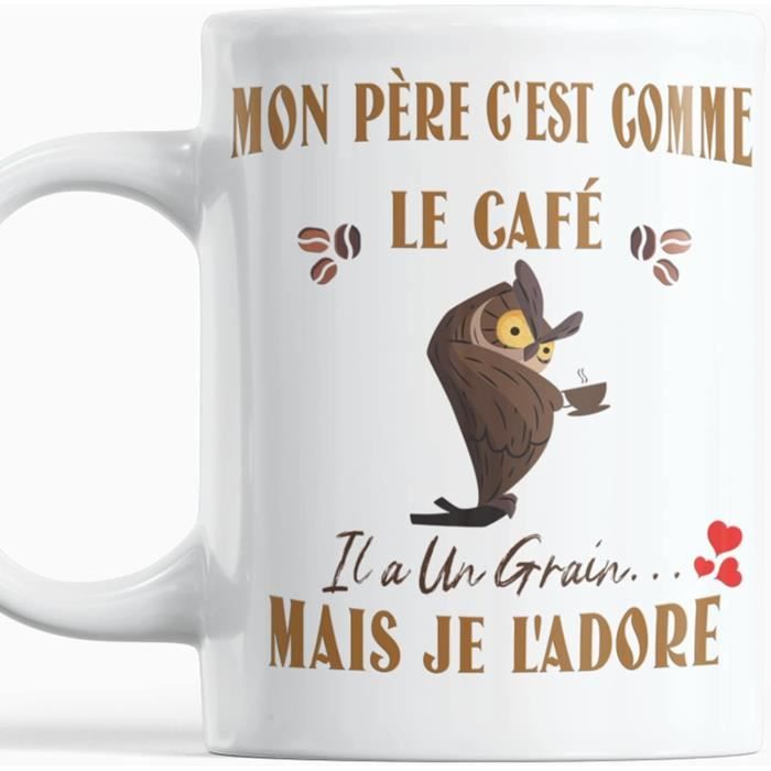 Mug Humour Idee Cadeau Fete Des Peres Papa Anniversaire Plaisir D ...