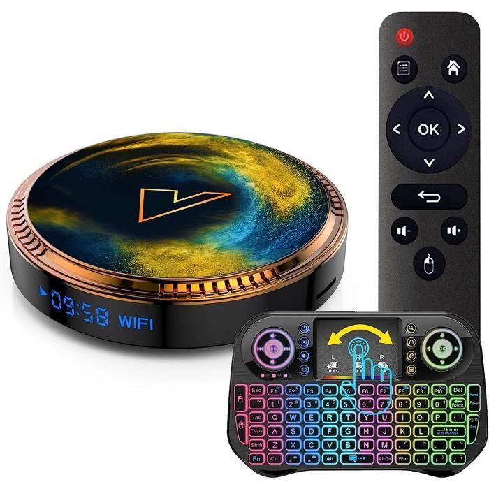 Android 11.0 TV Box, VONTAR X2 Android Box with Amlogic S905W2 Quad-Core 64bit Arm Corter-A35 ...