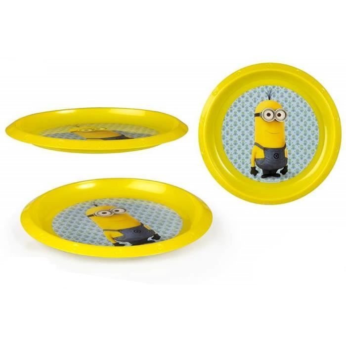 Assiette plate Disney Minions repas enfant - Cdiscount Puériculture ...