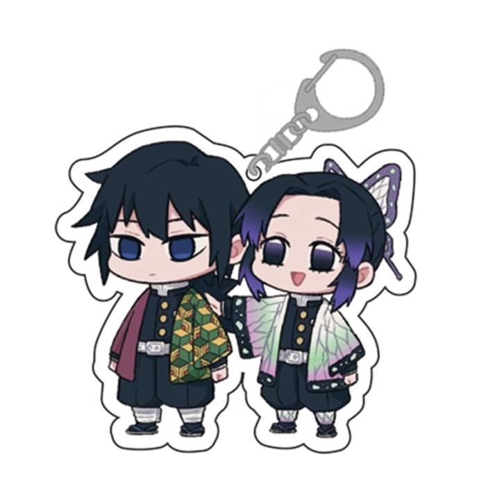 Llavero Anime Double face démon tueur: Kimetsu no Yaiba acrylique porte ...