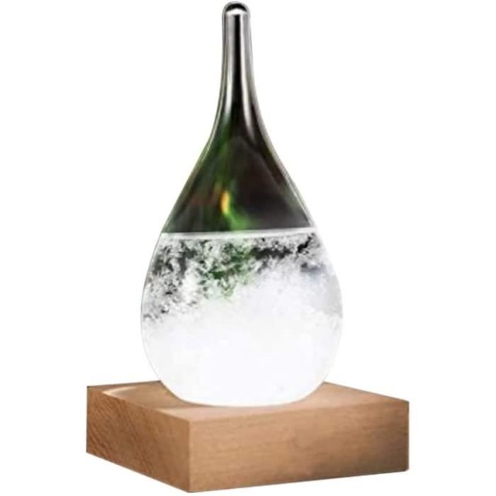 STATION METEO Glass Tempête, Baromètre en verre de goutte d'eau créatif ... STATION METEO Glass Tempête, Baromètre en verre de goutte d'eau créatif ...