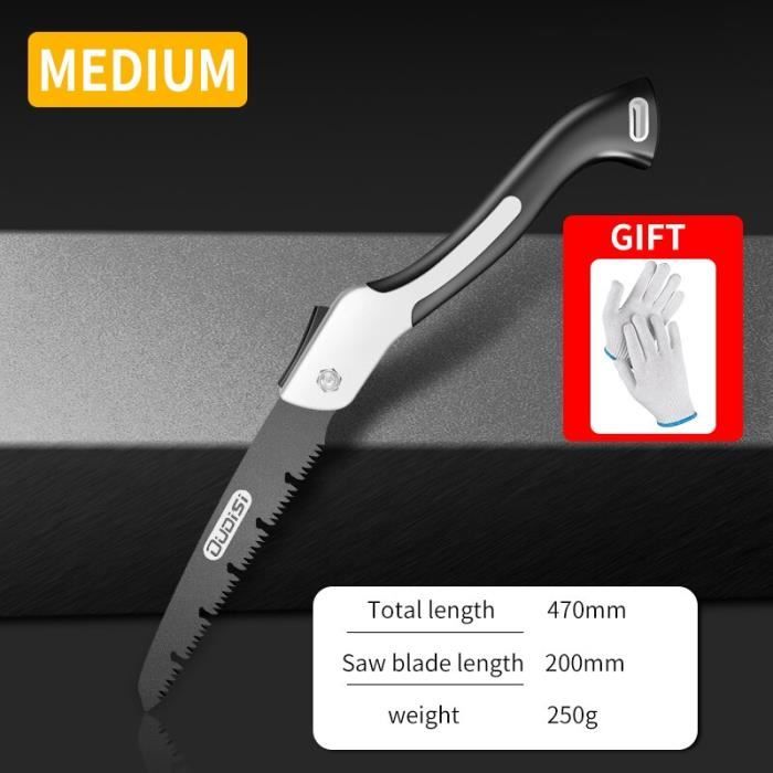 Sécateur,OUDISI scie pliante multifonctionnelle lame SK5 scie à main outils de coupe pour le ...