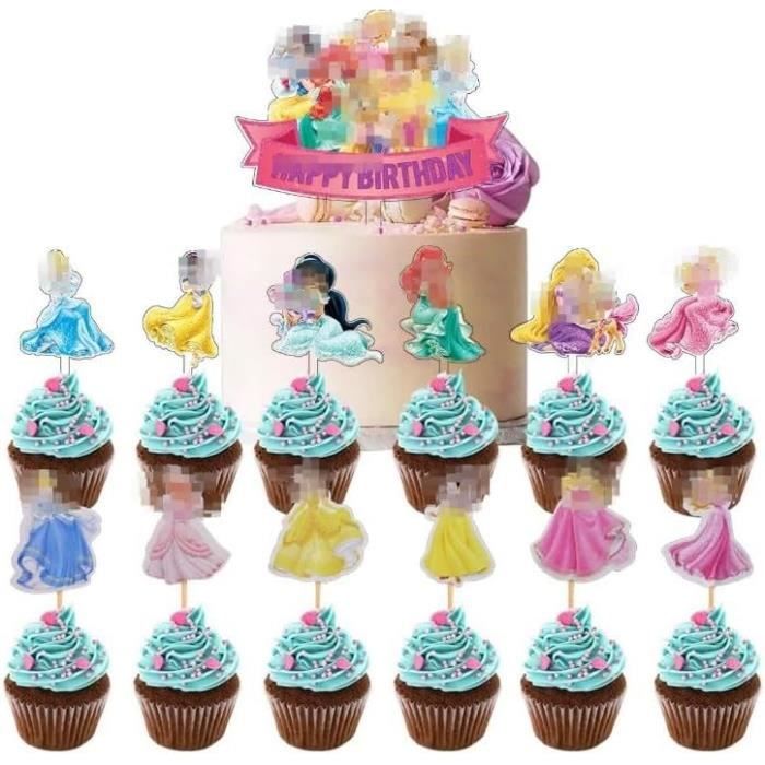 Cupcake Toppers, Princess Gâteau Toppers Princess Topper Topper ...