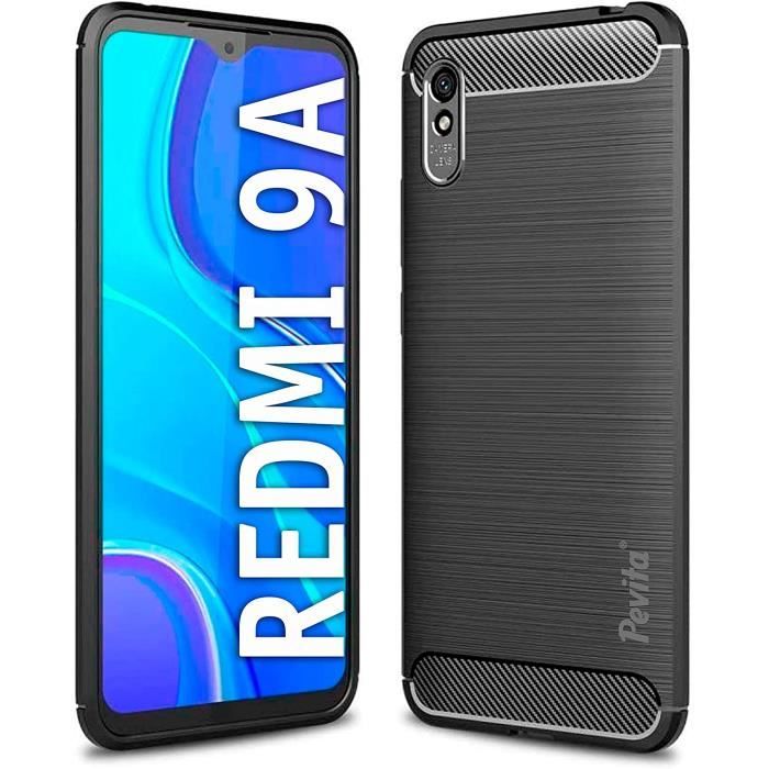 Coque de Protection Xiaomi Redmi 9A avec Motif en Fibre de Carbone et ...