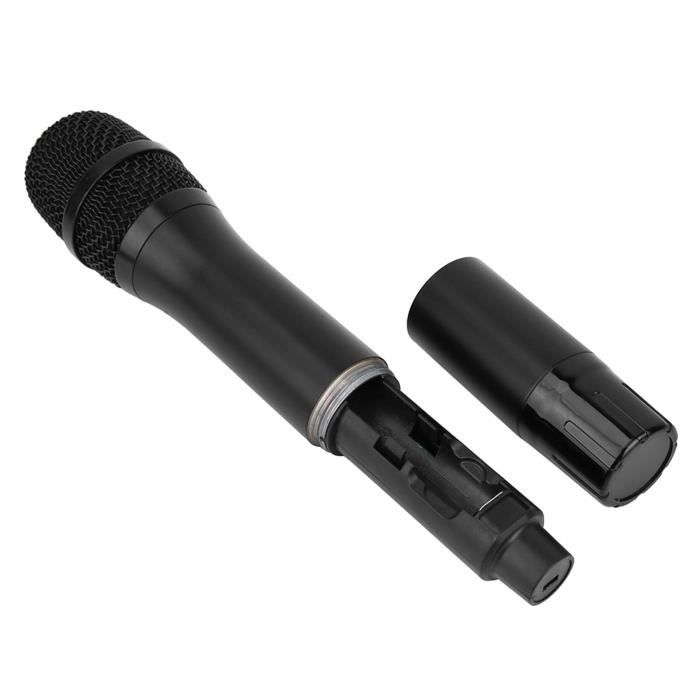 Metal Wireless Microphone 2Pcs 25 Channels Black Metal Handheld ...