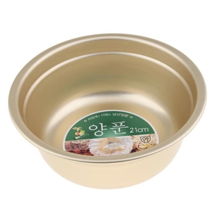 Bol à Mélanger En Aluminium De Style Coréen Bol de Cuisine 21cm Pookso1 ...