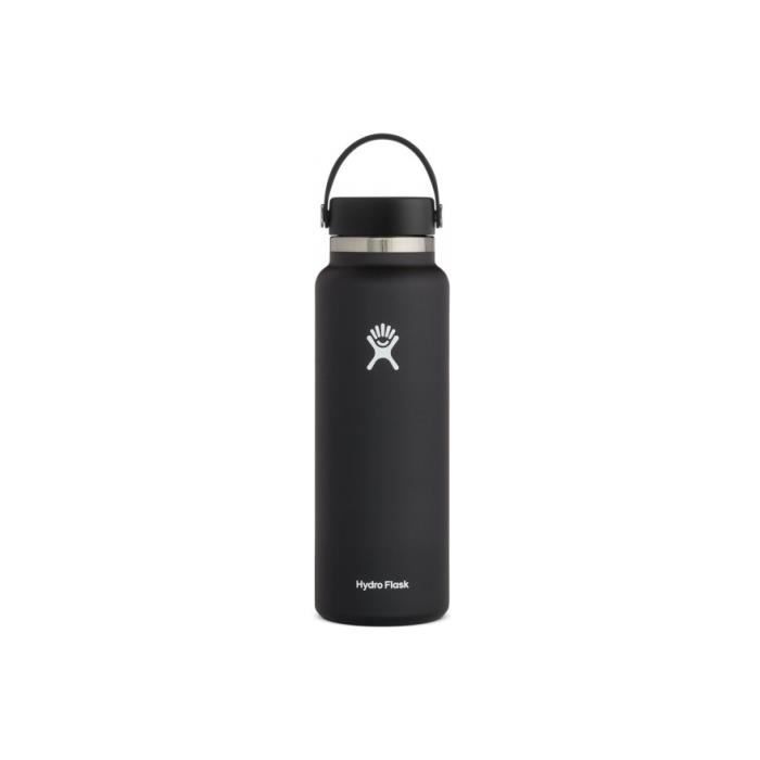 Thermos Hydro Flask wide mouth with flex cap 40 oz - noir - TU ...