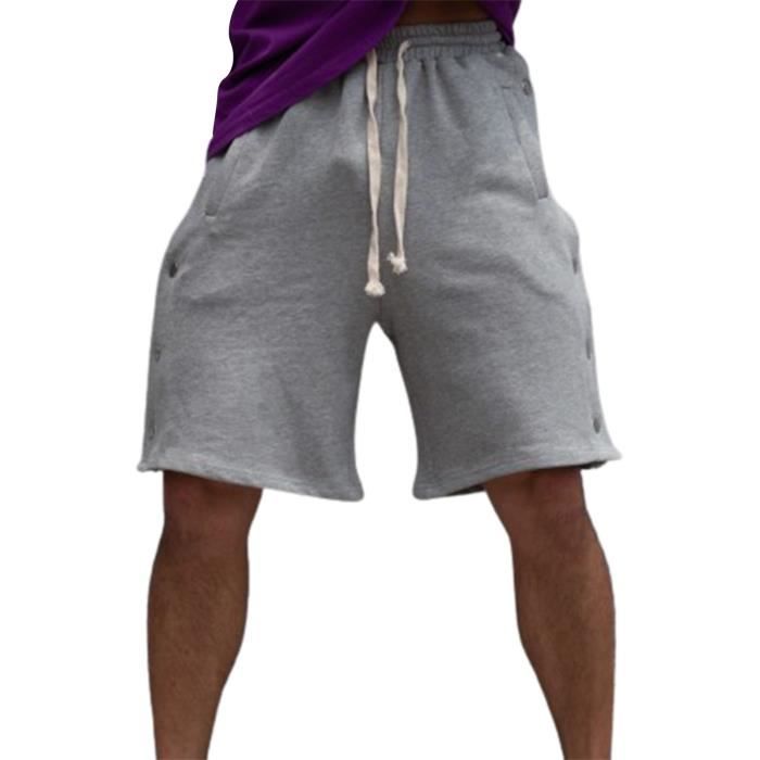 SHORT DE RUNNING - SHORT DATHLETISME Pantalon court à deux boutons ...