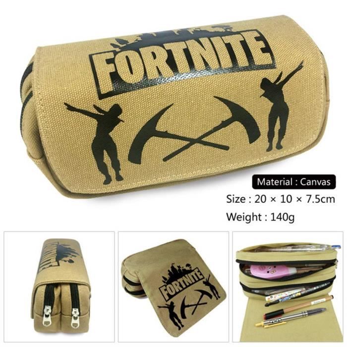 Fortnite Trousse,Fortnite Battle Royale Double-Layer Grande Capacité ...