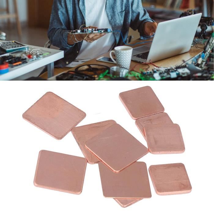 Fangming-dissipateur thermique en cuivre 100 Pièces Dissipateur ...