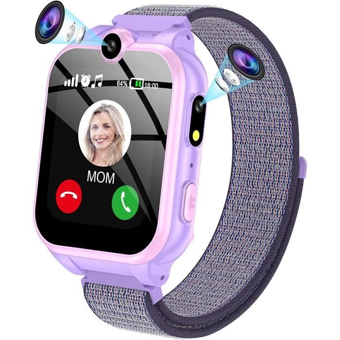 PTHTECHUS Montre Connectée Enfant - Smartwatch Téléphone Intelligente ...