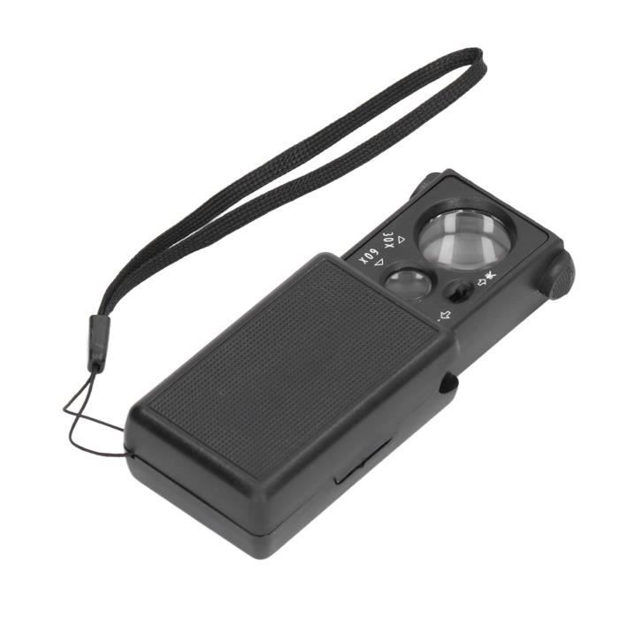 Loupe d'oeil de bijoutier Loupe de bijoutiers coulissante 30X 60X ...