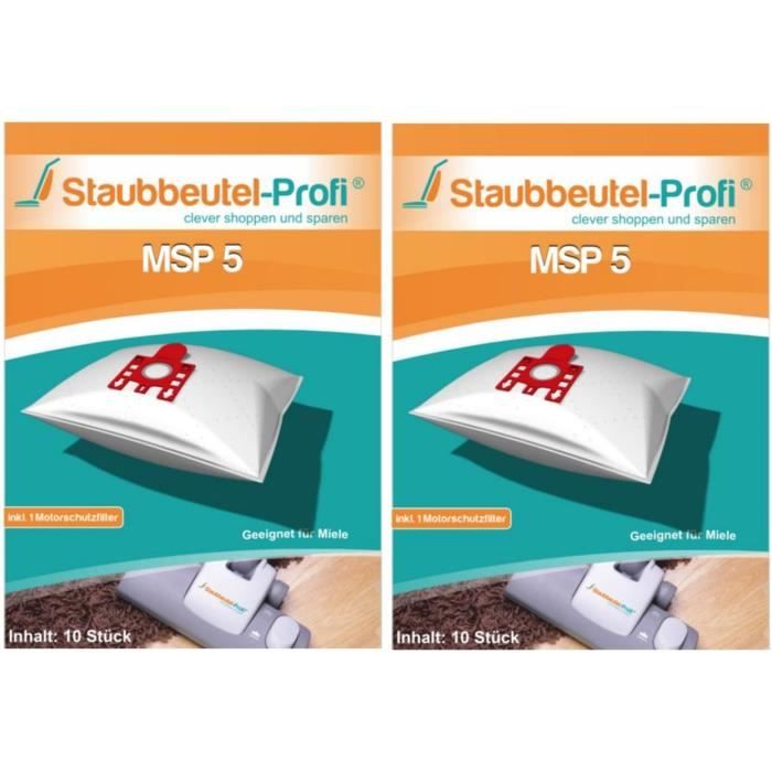 10 Sacs D'Aspirateur Sp6 De - Compatible Avec Swirl S67, Swirl S62 ...