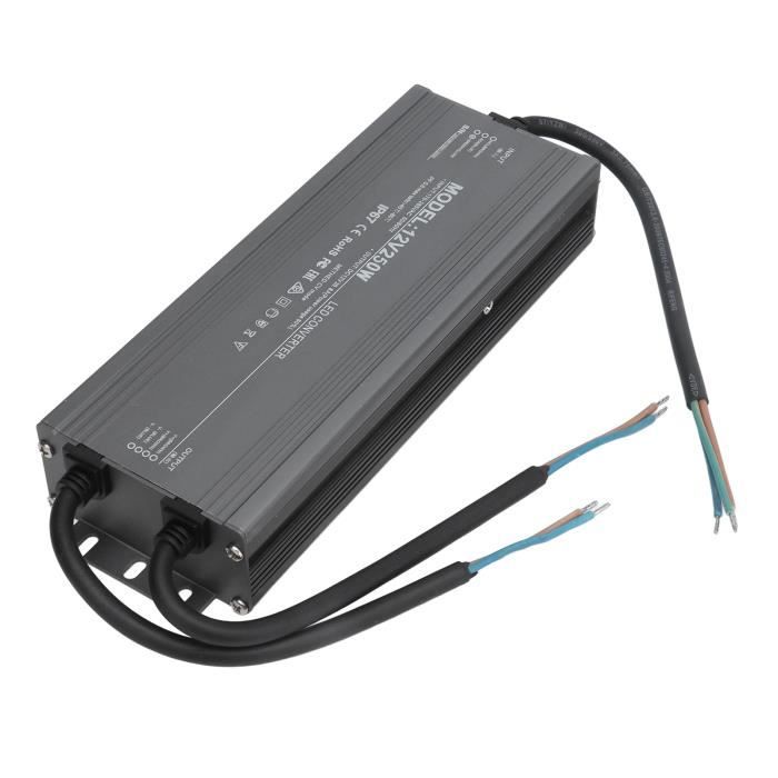LUA Bloc d'alimentation étanche LED Driver Alimentations à tension constante IP67 250W AC170 ...
