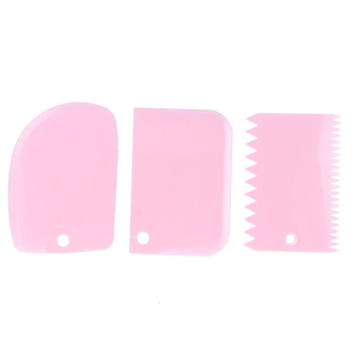 YOSOO Cake Smoother, Pasty Cutters Easy To Clean 3PCS/Set Cream Scraper ...