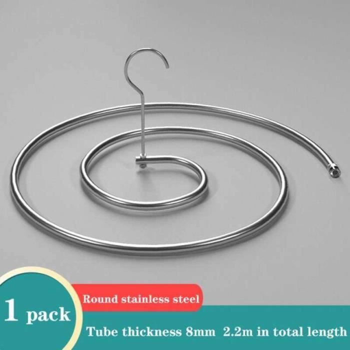 HA15774-cintre rond en spirale pour draps de couette. en acier ...