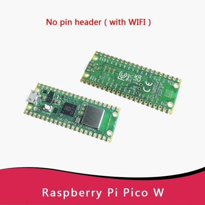 Pico W-Solder - Raspberry Pi Pico W Avec Carte De Développement Wifi ...