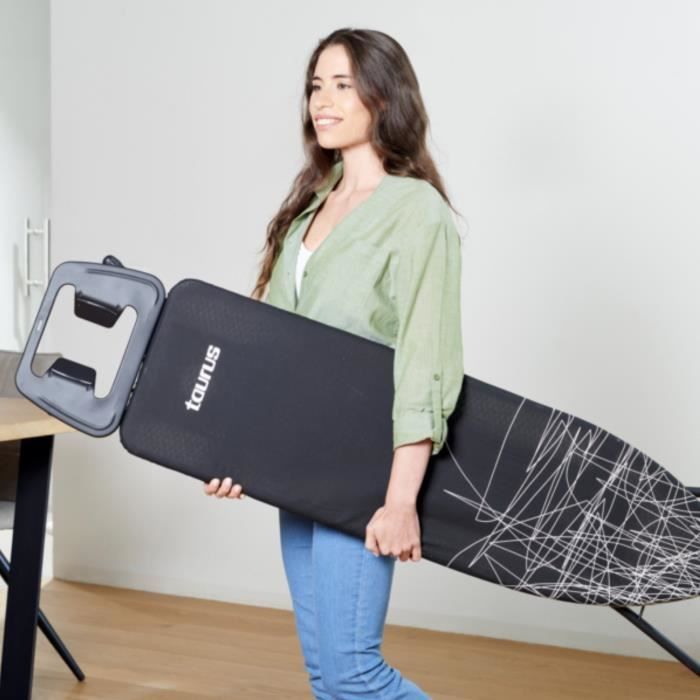 Table à repasser Taurus Argenta Black avec 3 positions de hauteurs ...