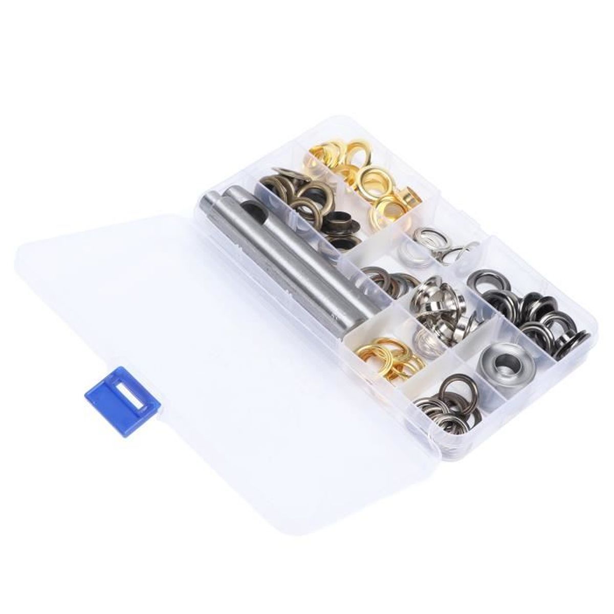 GOTOTOP Kit d'outils pour œillets Trousse à outils à œillets 12mm grands œillets en métal ...