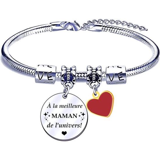 POIUYTRE Cadeau de Fete des Meres Bracelet Maman Cadeau de Maman Cadeau ...