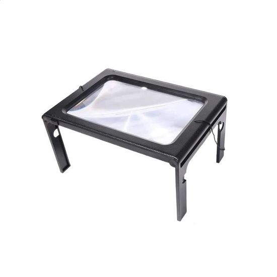 ® Loupe Rectangulaire – Grossissement 2,5 X – Mains Libres – Avec Cordon De Serrage – Lumières ...